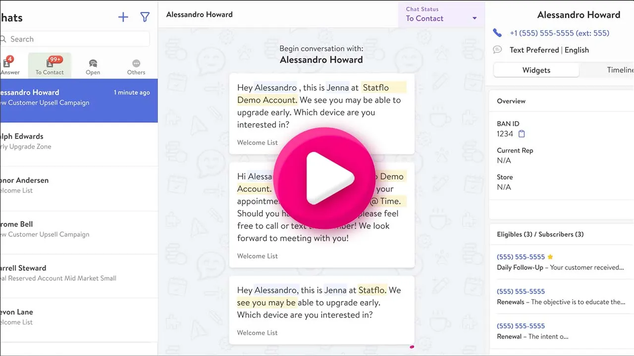 Statflo | The Leading Compliant Business Texting Platform